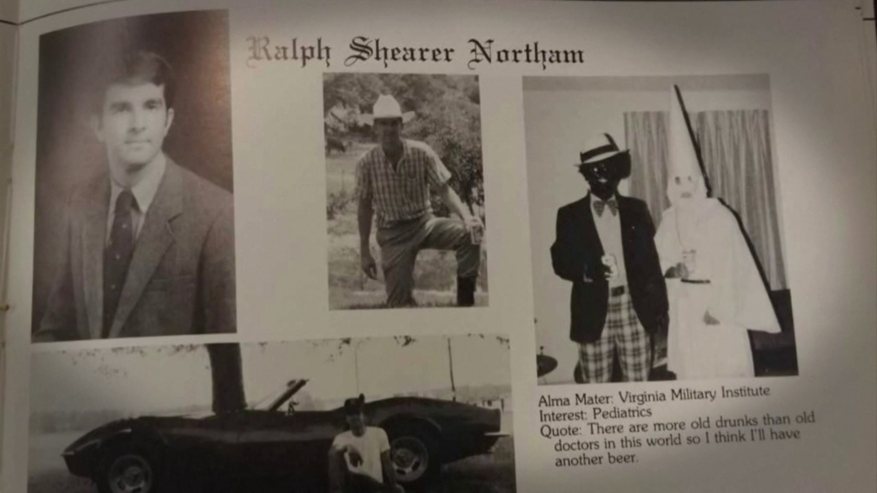 Gov. Northam releases statement after his yearbook page shows...